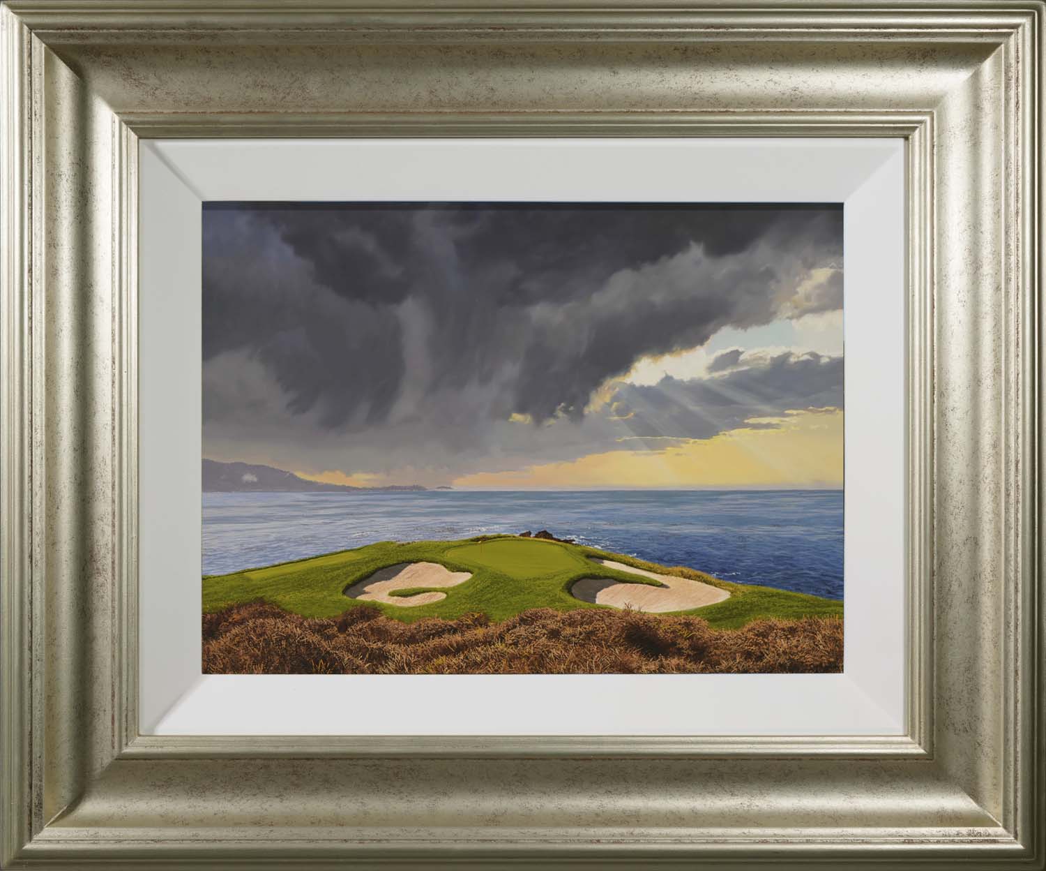 "Pebble Beach" Original Oil Painting