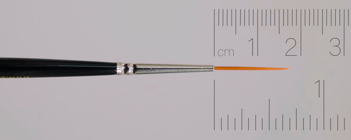 6 Piece 'Super Fine' Rigger Brush Set - Series 1